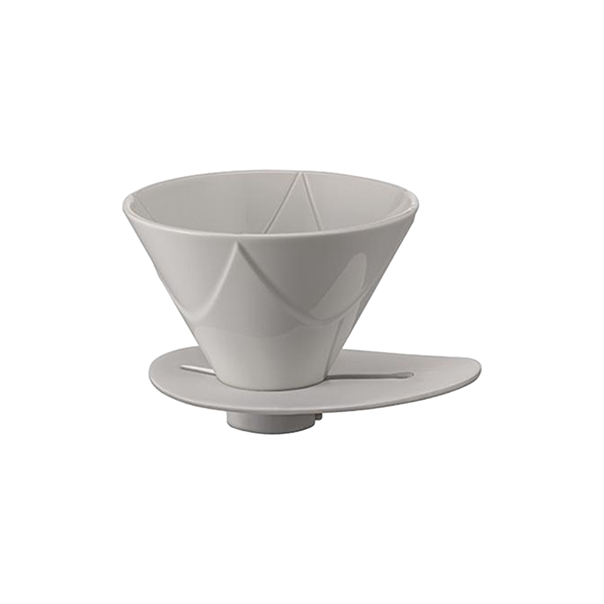 V60 Coffee Dripper MUGEN - Ceramic White